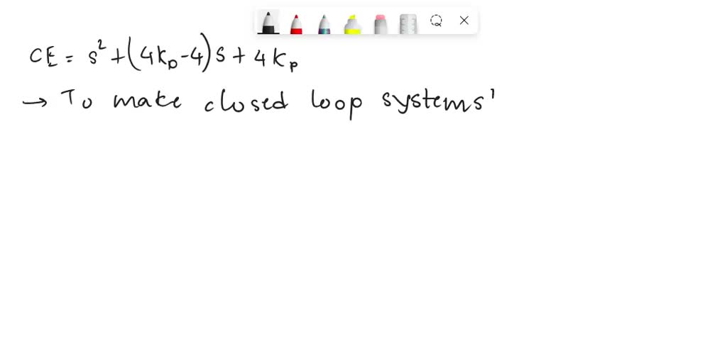 Solved A Consider A Unity Feedback System With An Open Loop Transfer Function Gs 110s1
