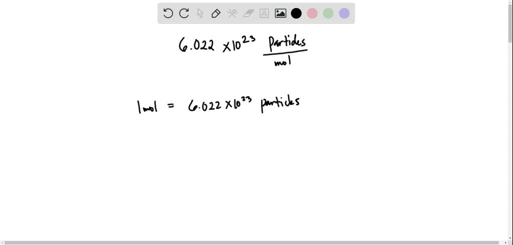 SOLVED: Explain how Avogadro’s number can give two conversion factors.