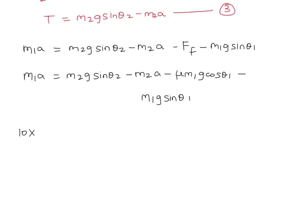 SOLVED: Shown below are two carts connected by a cord that passes over ...