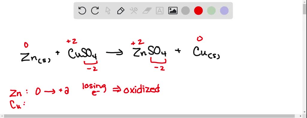 SOLVED: Please answer the questions below using this reaction: Zn (s ...