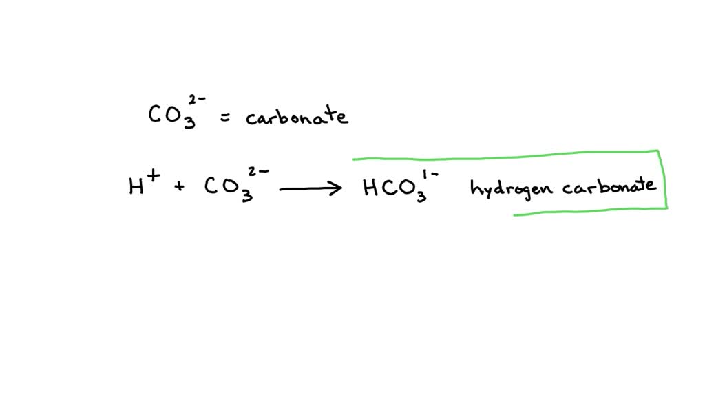SOLVED: Determine the effect of adding H+ to the polyatomic ion ...