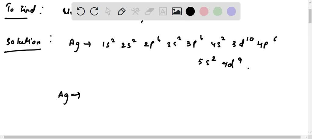 Solved Ag Has An Anomalous Electron Configuration Write The Observed