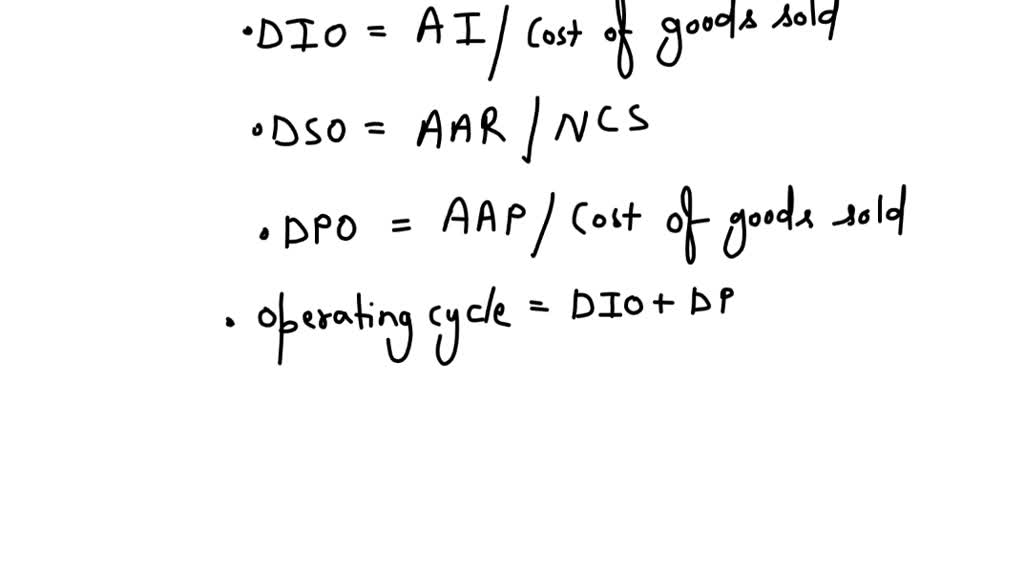 SOLVED: Mamaro Ltd. has a receivables turnover rate of 11.5, a payables ...