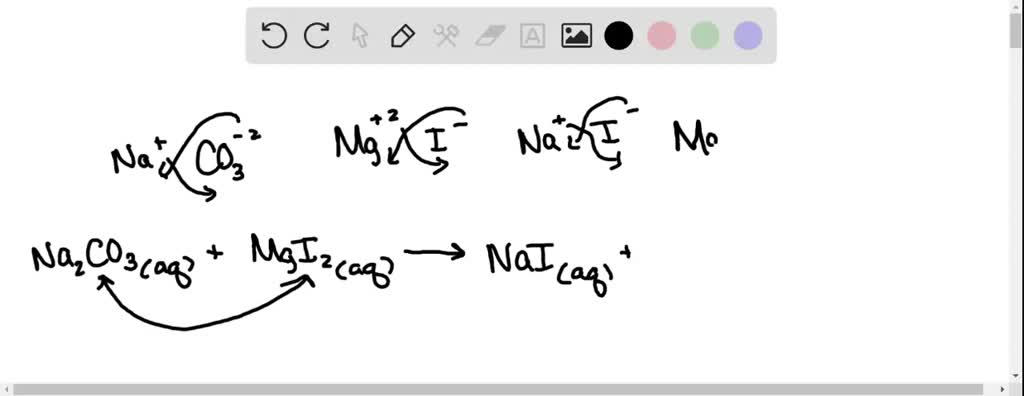 SOLVED: Write the net ionic equation for any reaction that may be ...