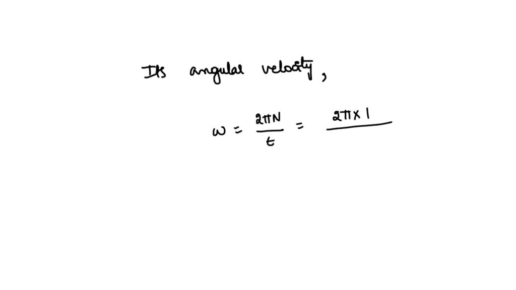 SOLVED: find the velocity relative to an inertial frame (in which the center of the earth is at ...