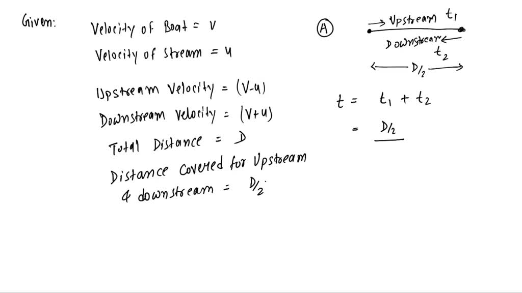 SOLVED: The speed of a boat in still water is v . The boat is to make a ...