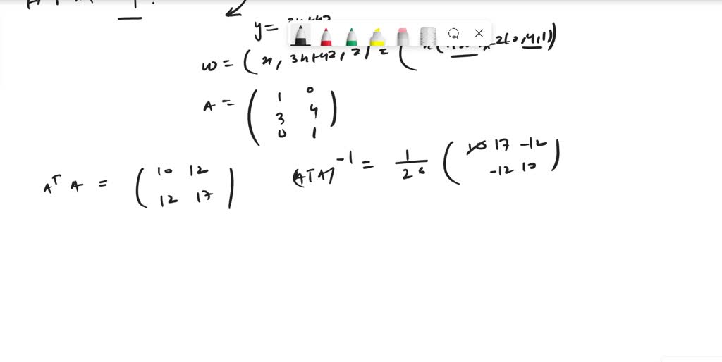 VIDEO solution: 3 1 Find orthonormal vectors q1243 in the plane spanned ...