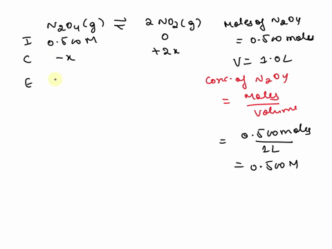 The equilibrium constant for the following reaction is 450...