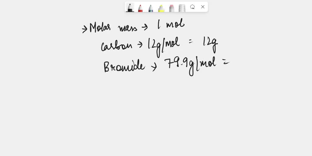 SOLVED: Help Complete the table below for calculating the molecular ...