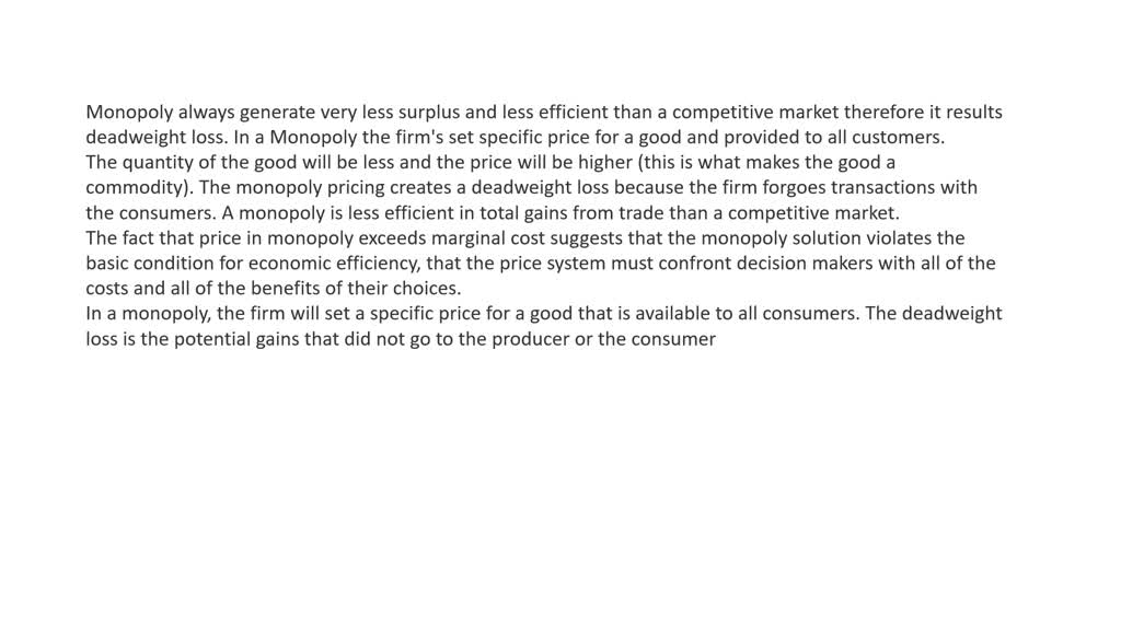 SOLVED: Explain which types of market inefficiencies derive from ... SOLVED: Explain which types of market inefficiencies derive from ...