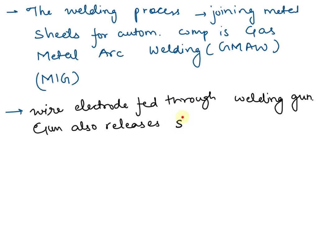 SOLVED: The weld interface in a fusion welding operation in which a ...