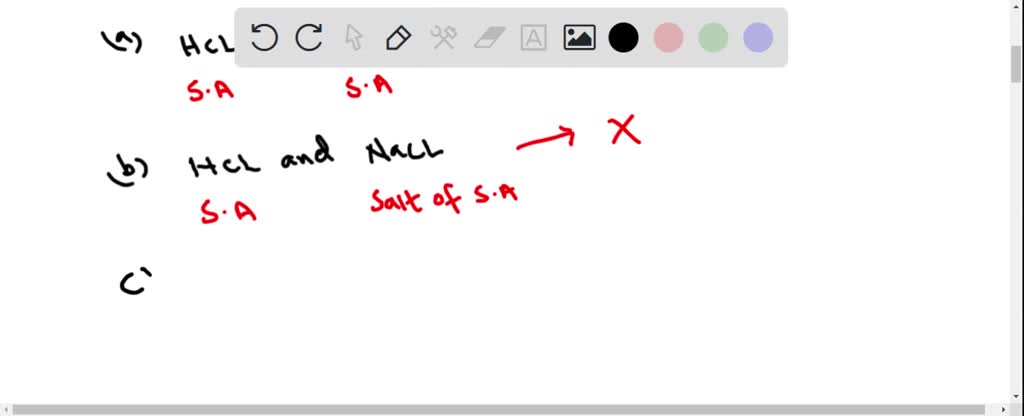 SOLVED: Which pair of compounds will form a buffer in aqueous solution? HCl and NaOH HCl and ...