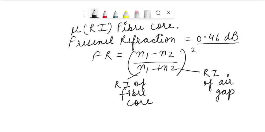 The Fresnel reflection at a butt joint with an air gap in a multimode ...
