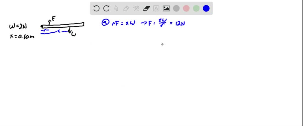 SOLVED: A student investigates the principle of moments: He connects a ...