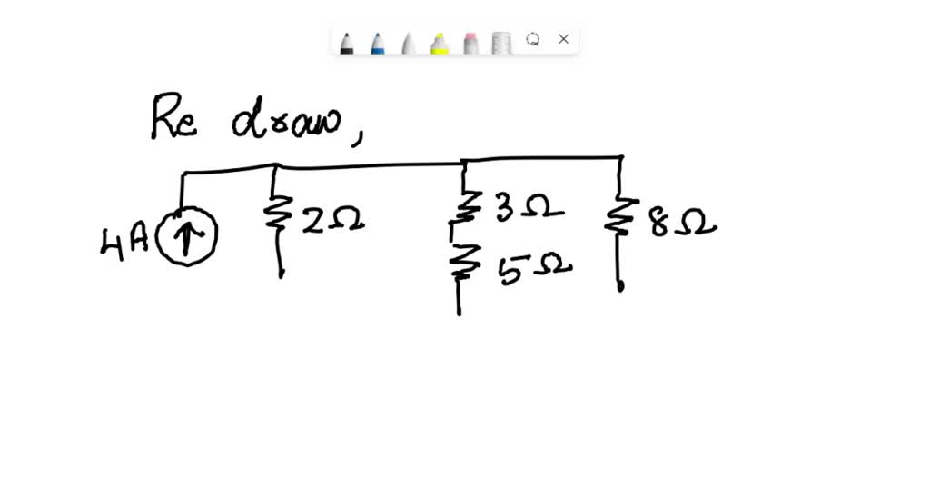 SOLVED: Q2: |20 marks] Using Circuit Reduction (Reducing the resistors to one resistor) and ...