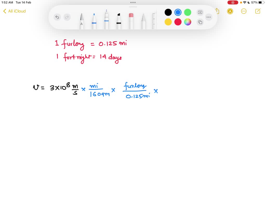 SOLVED: A furlong is an old British unit of length equal to 0.125 mi ...
