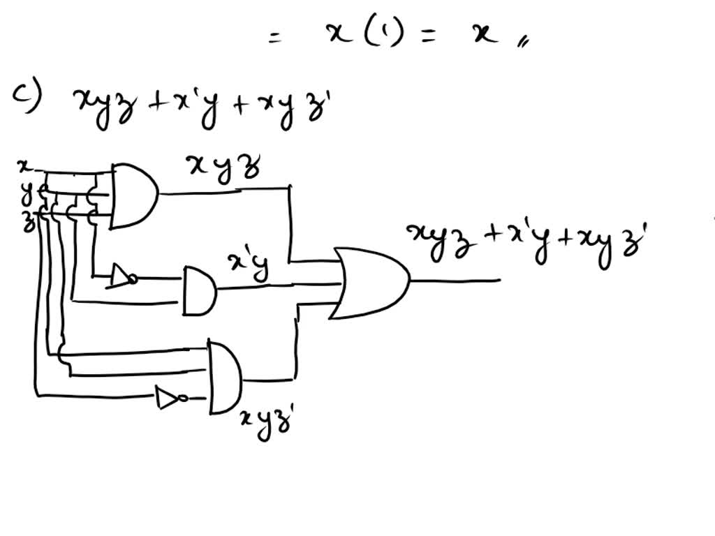 SOLVED: 1. Simplify the following Boolean expression: Y = ABC + ABC ... SOLVED: 1. Simplify the following Boolean expression: Y = ABC + ABC ...