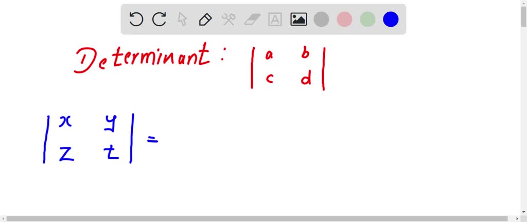 SOLVED: Task 7 For find the determinant det( A) using the Leibniz formula.