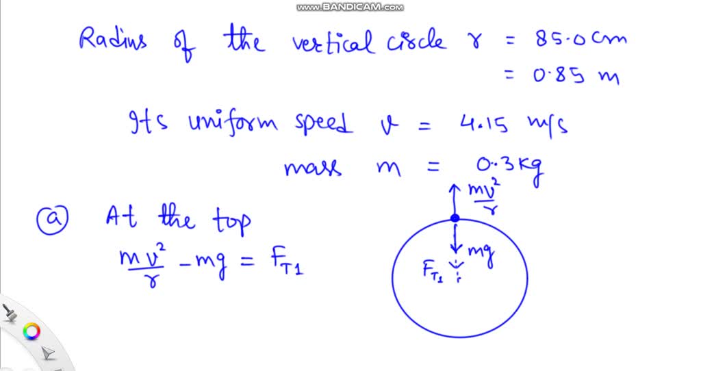 SOLVED: 3. A ball on the end of a string is cleverly revolved at a uniform rate in a vertical ...