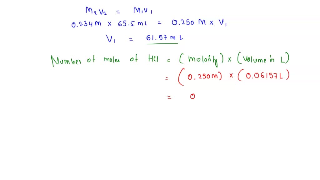SOLVED: Be sure to answer all parts. Find the pH of the equivalence point and the volume (mL) of ...
