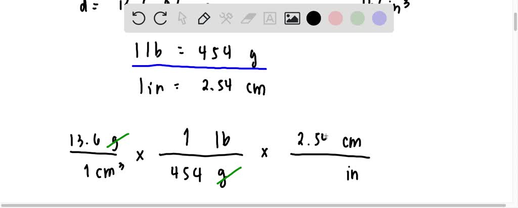 SOLVED: The density of mercury, the only metal to exist as liquid at ...