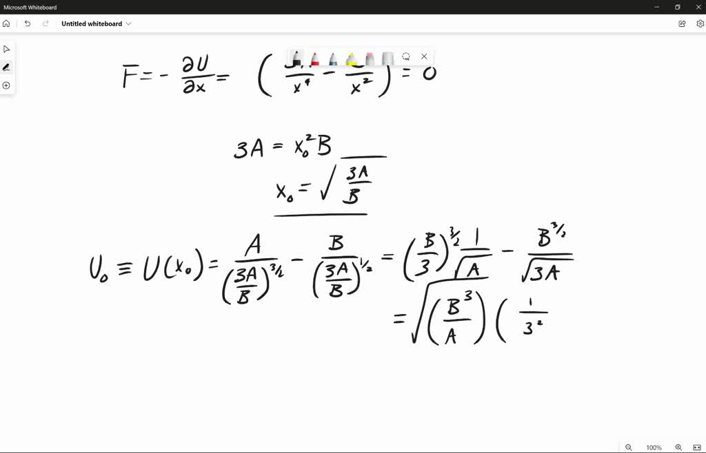 SOLVED: A particle of mass m moves in one-dimensional motion through a field for which the ...