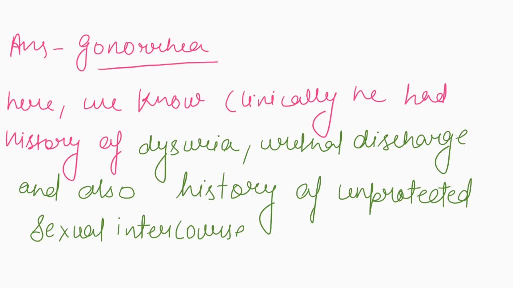 SOLVED: A 35-year-old male with an unremarkable past medical history ...