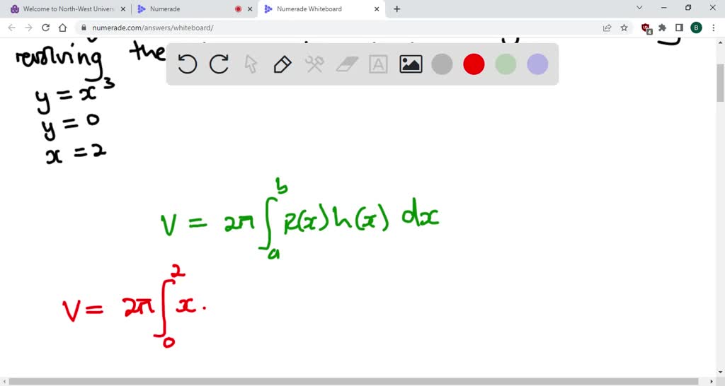 SOLVED:Use the shell method to write and evaluate the definite integral that represents the ...