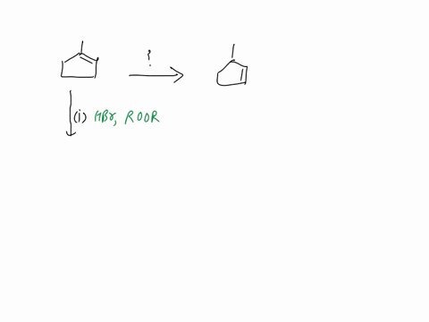 A to convert a to b three steps are required which reagent...