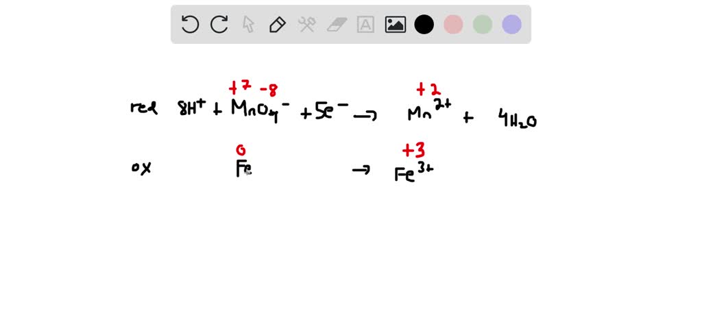 SOLVED: Part 2 out of 2 (k) Write the balanced half-reactions and an ...