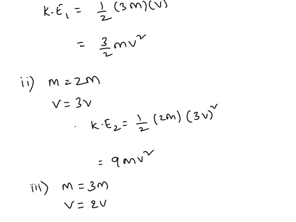 SOLVED: Kinetic Energy Problem Points: 1 Which of the following bodies ...
