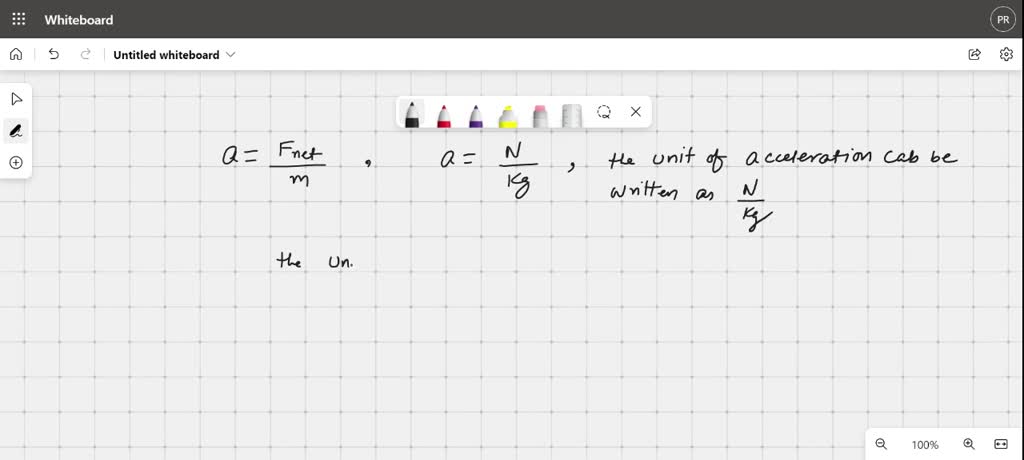 SOLVED: Show that the units of acceleration can be written as N/kg. Why ...
