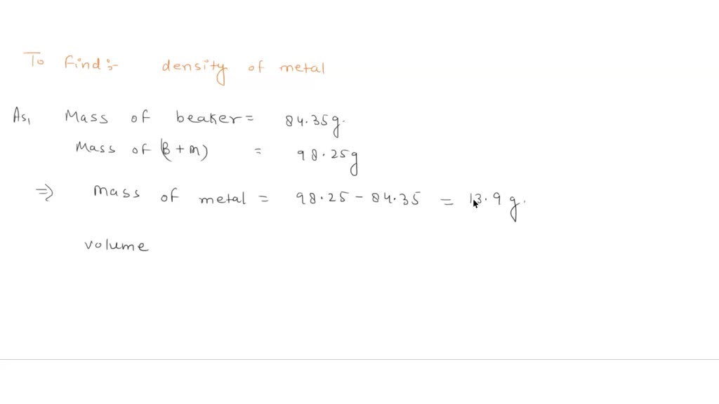 SOLVED: The following set of data were obtained by the student during ...