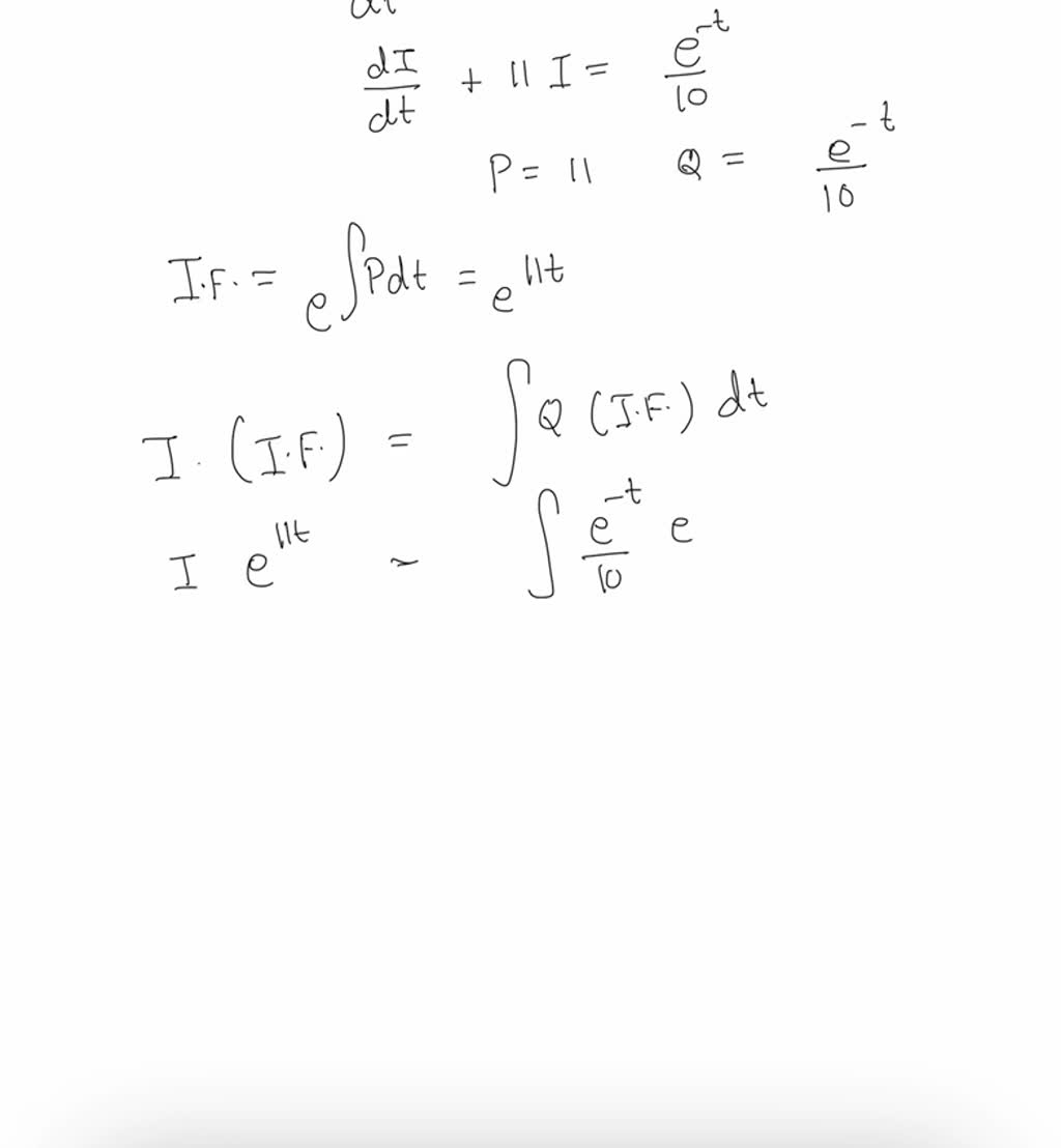 Solved Text 5 Consider A Simple Series Rl Circuit That Has A Voltage Source Eint As The