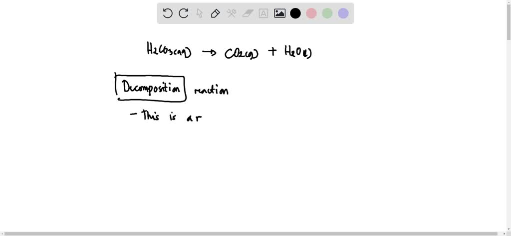 SOLVED: Select the classification for the following reaction H2CO3(aq ...