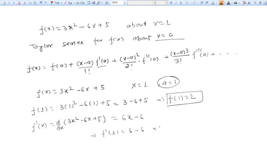 SOLVED: 'Tha coeificient f (x -193 In the Taylor series for f(x) = In x ...