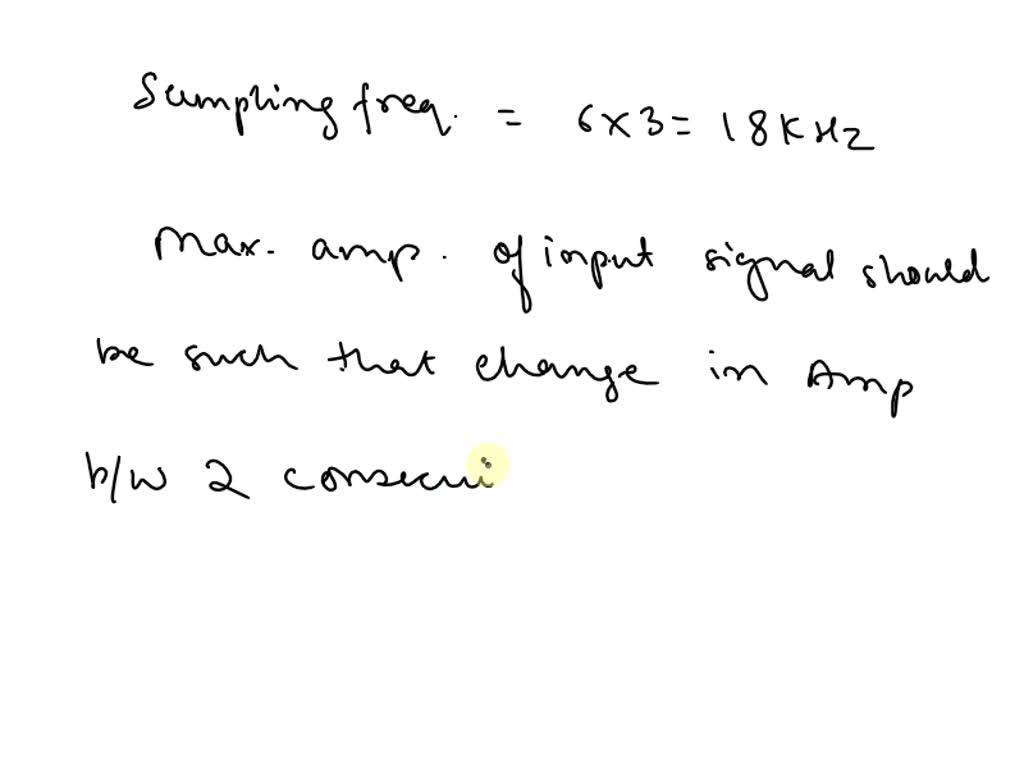 SOLVED: In normal operation, a delta modulation ( DM ) transmission ...