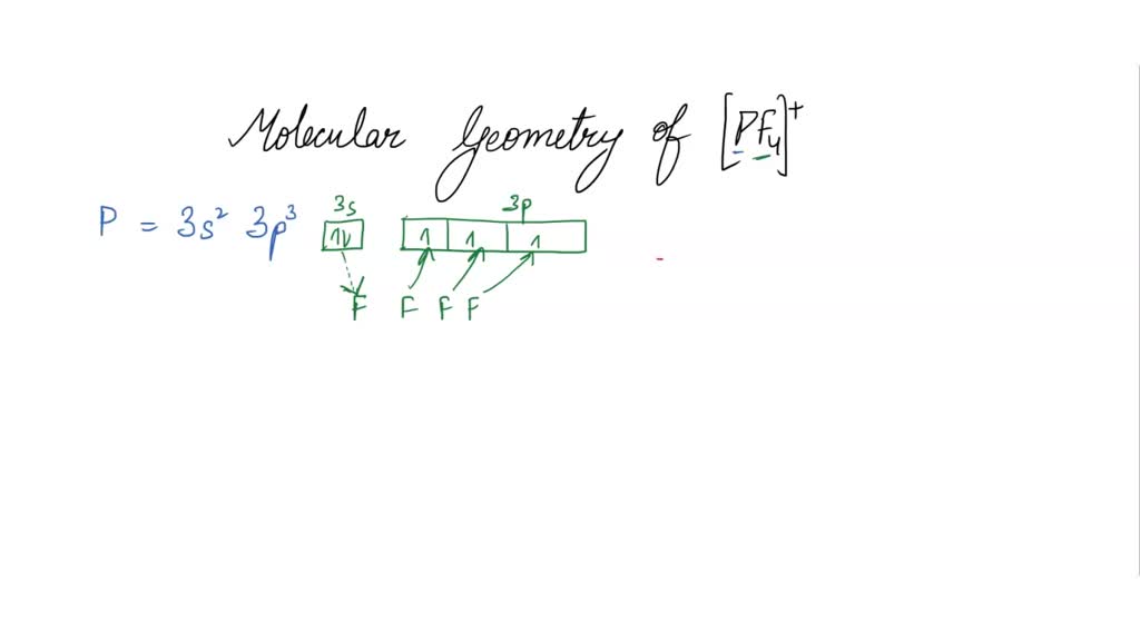 SOLVED: 29) The molecular geometry of the PF4+ ion is octahedral B ...