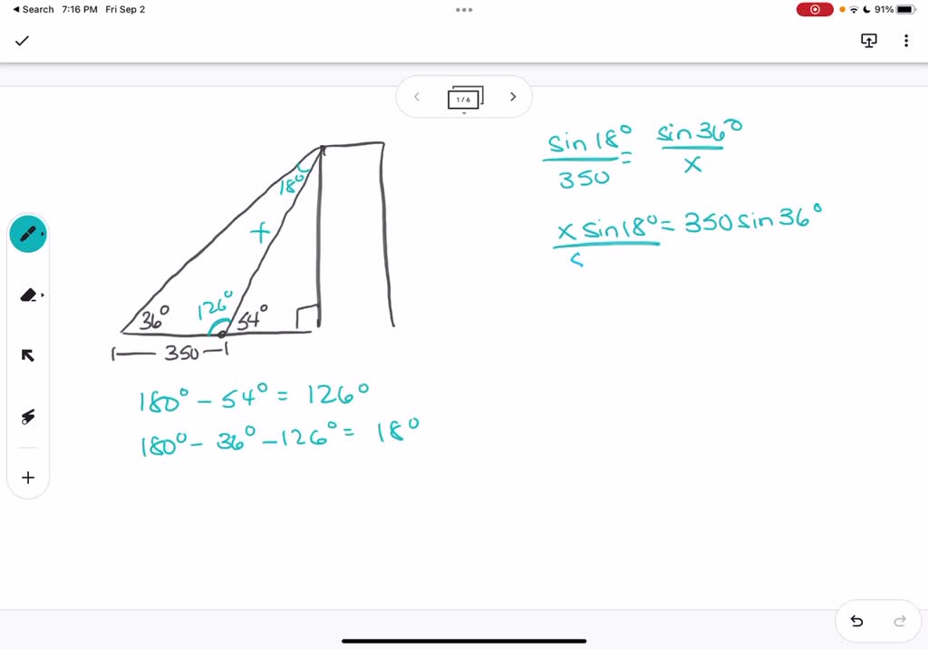 SOLVED: To estimate the height of a building, two students find the ...