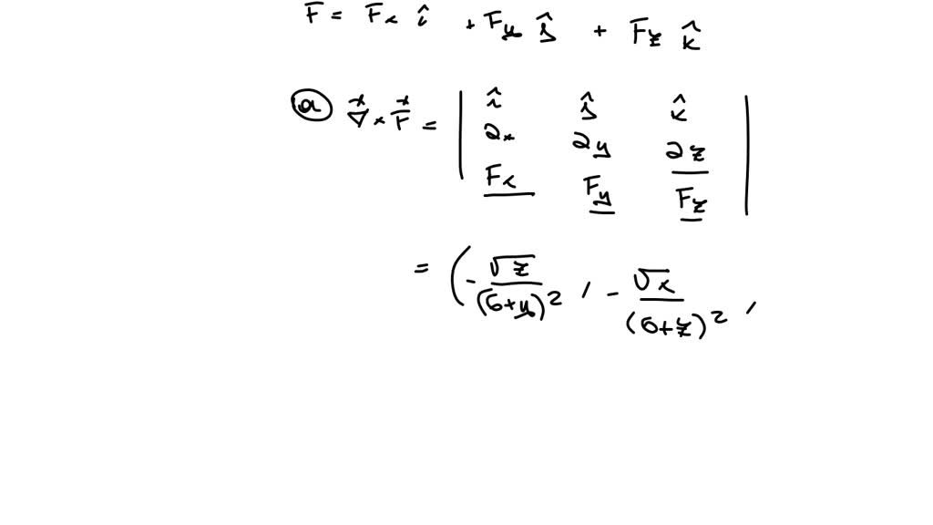 SOLVED: Consider the vector field 𝐅=z 𝐢+x^2𝐣+(y^3+3 z) 𝐤 Calculate the divergence: ∇·𝐅 ...