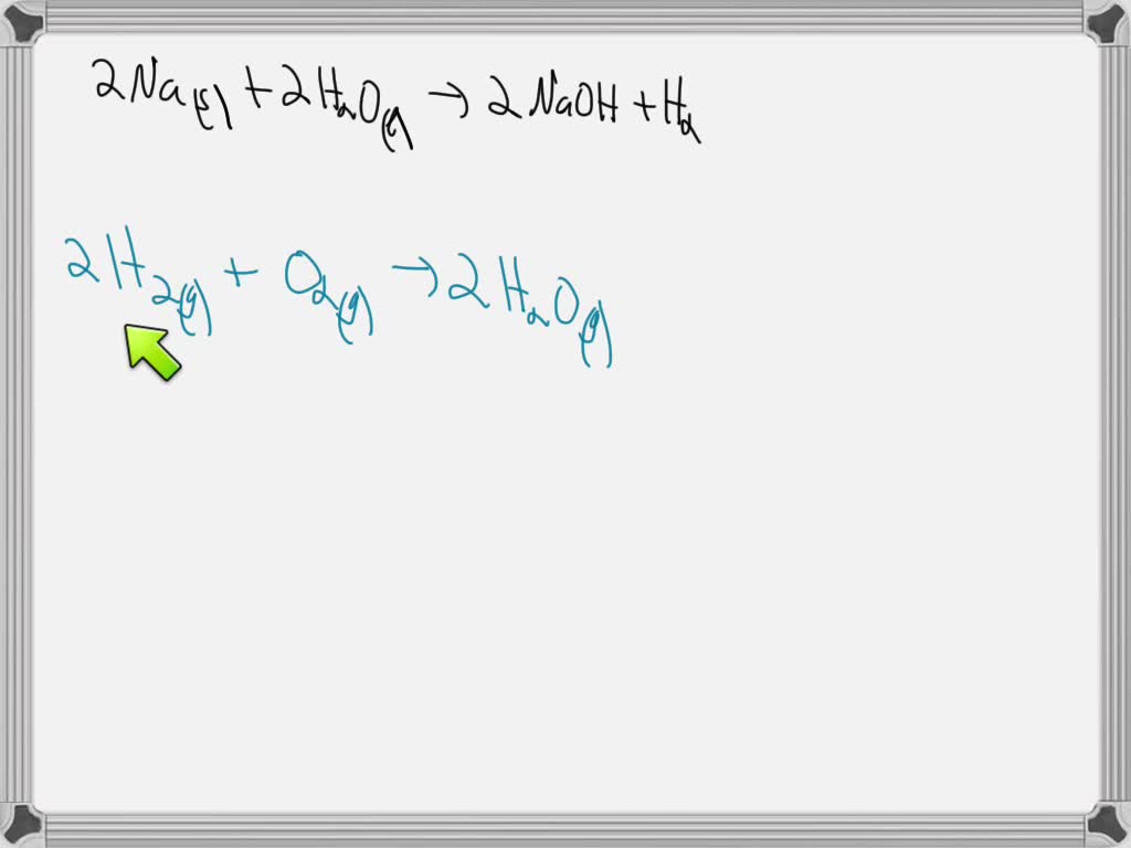 SOLVED: The balanced chemical equation for the reaction between sodium ...