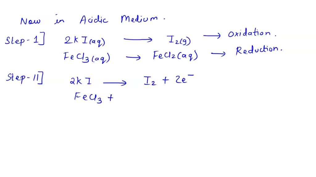 SOLVED: Identify the Reduction Half Reaction, Oxidation Half Reaction ...