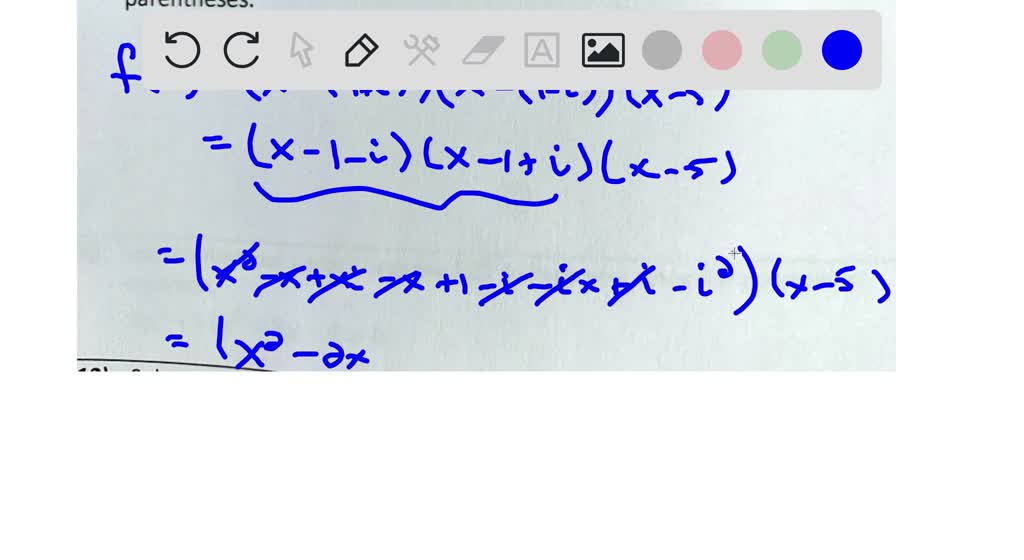 SOLVED: Use the Conjugate Zeros Factor Theorem to find the 3rd degree polynomial function with ...