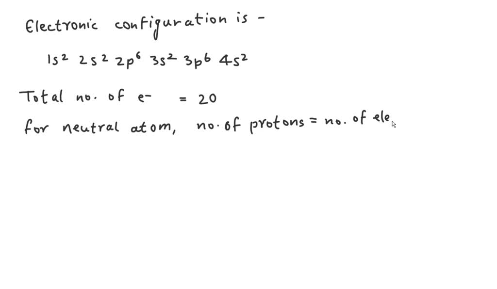 SOLVED: Which neutral atom has the following electron configuration ...