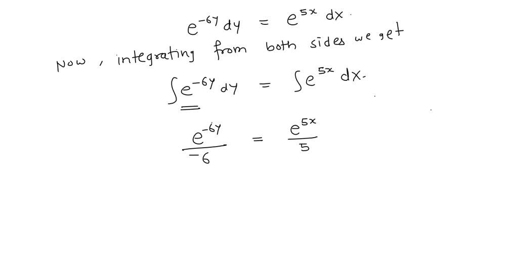 Solved Using Separation Of Variables Solve The Initial Value Problem