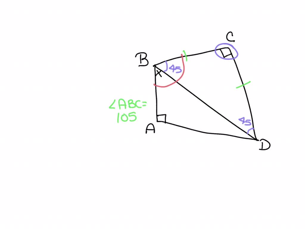 SOLVED: In the figure above, if line segments BC ad CD bave equal ...