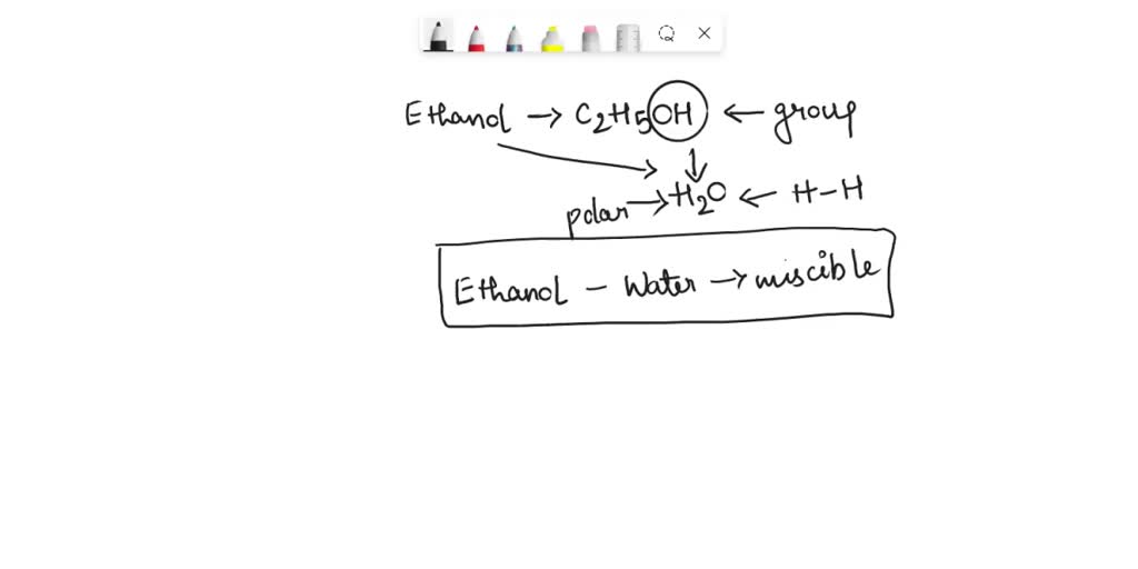 Under the concepts of bond polarity and solubility, why is it that ...