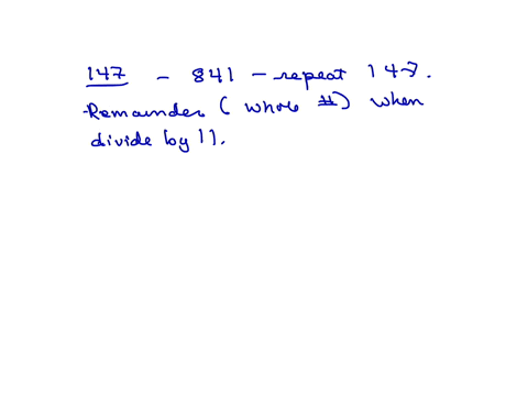 Consider the number you get by writing the digits 147 841...