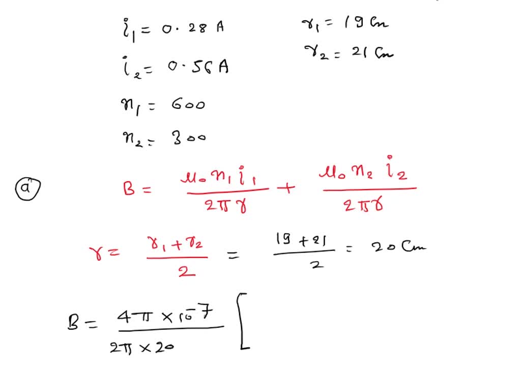 Two coils are wound on a toroidal core as shown in Figure. The core is ...