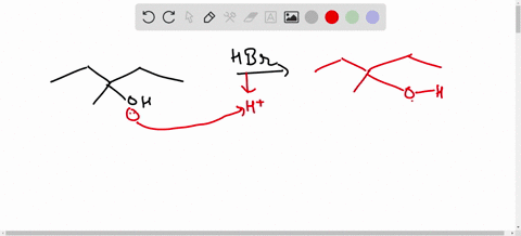 use the markers to show the mechanism arrows for the hydrochlorination ...